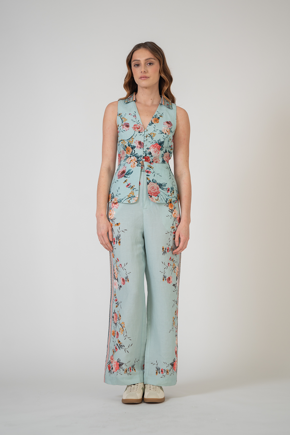 Petra Collared Waist coat & Pants – Ranna Gill India