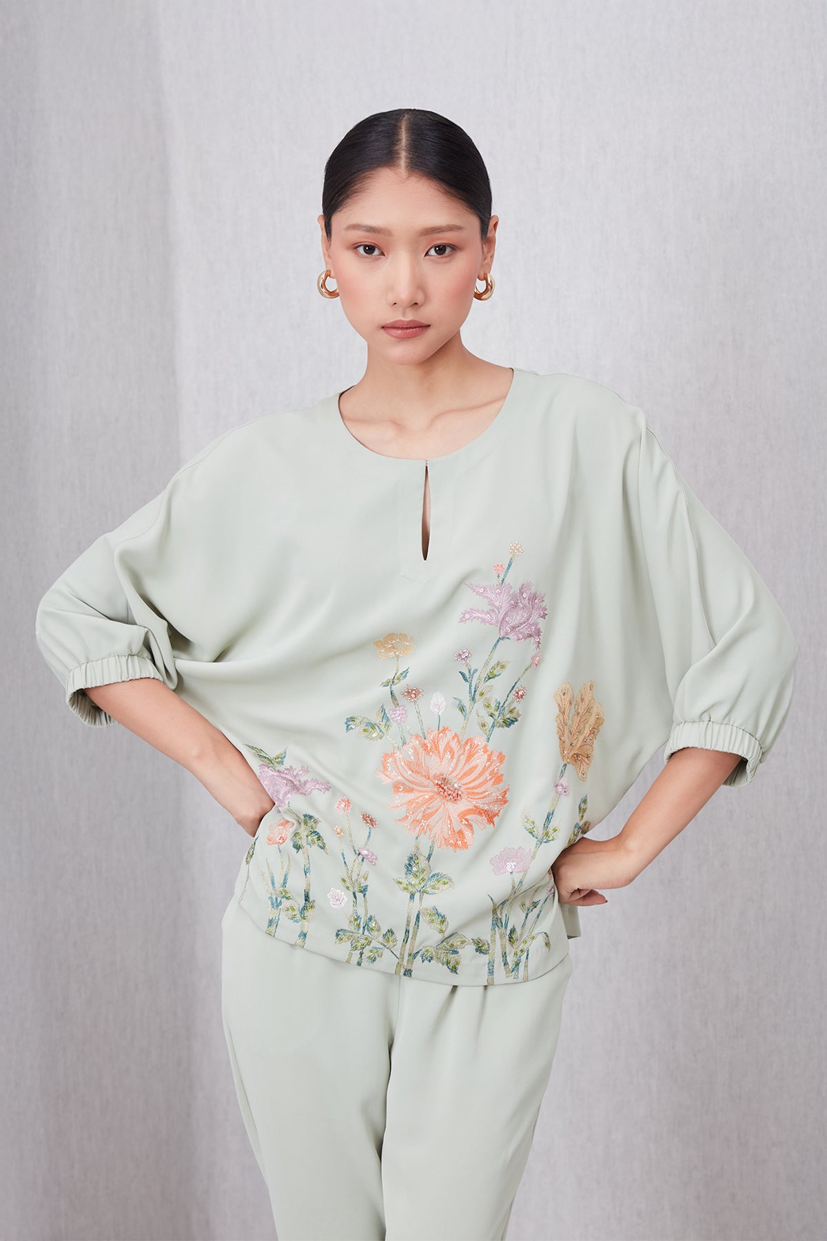 Bria Co-ord Set | Designer Floral Embroidered Set by Ranna Gill – Ranna ...